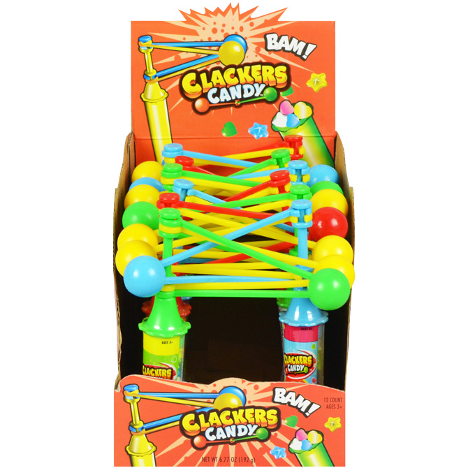 Clacker Toy & Candy (12pcs) - 8 DB / Case | A&A Global Industries