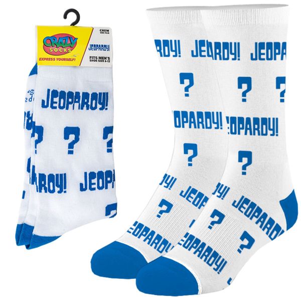 Jeopardy Mens Crazy Socks | A&A Global Industries