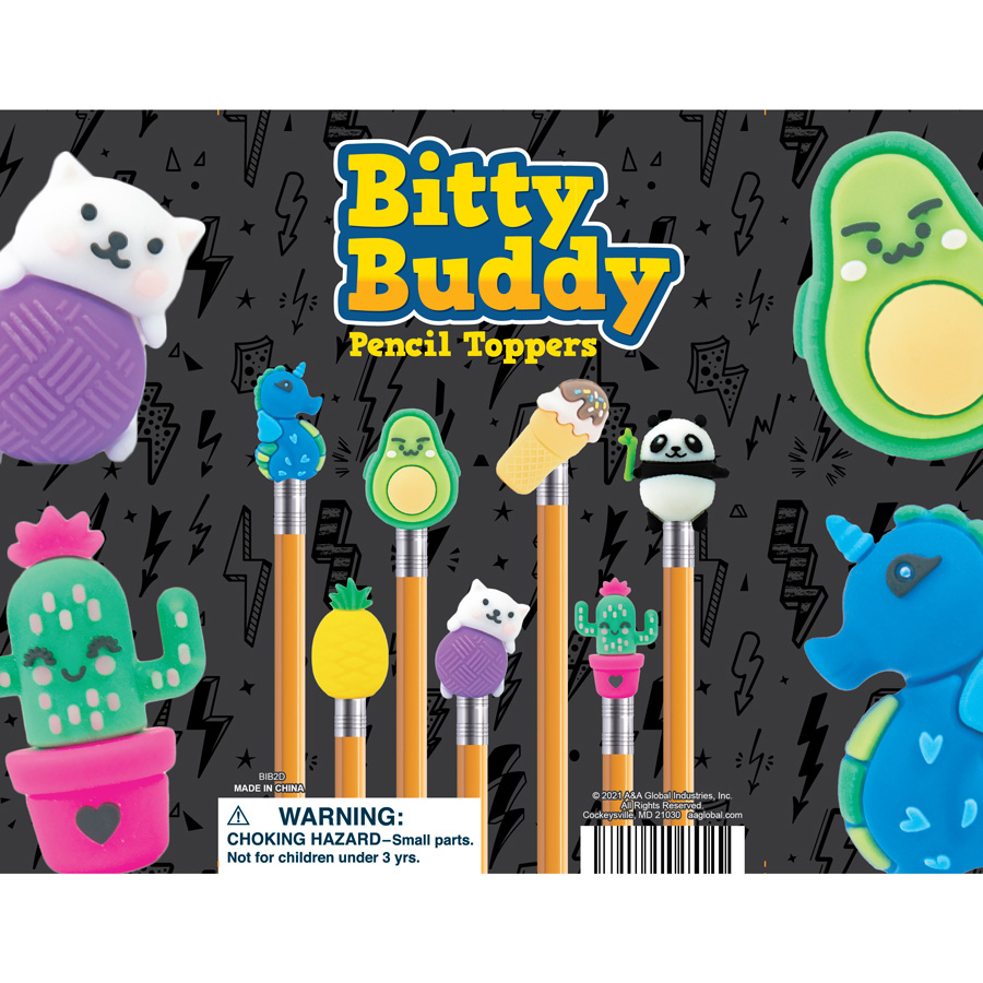 Bitty Buddy Pencil Toppers Display | A&A Global Industries