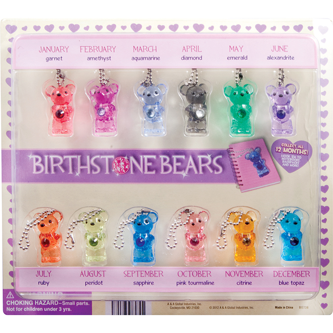 Birthstone Bears | A&A Global Industries