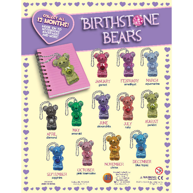 Birthstone Bears | A&A Global Industries