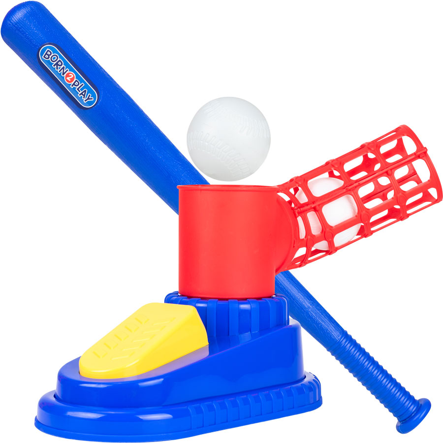 Pop Up Baseball Pitcher 3 Balls Bat | A&A Global Industries