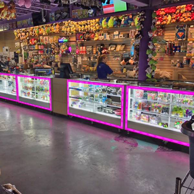 Redemption Counter Lower Showcase 70in | A&A Global