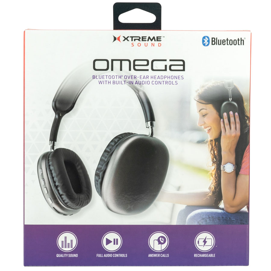 Omega Bluetooth Over Ear Headphones | A&A Global Industries