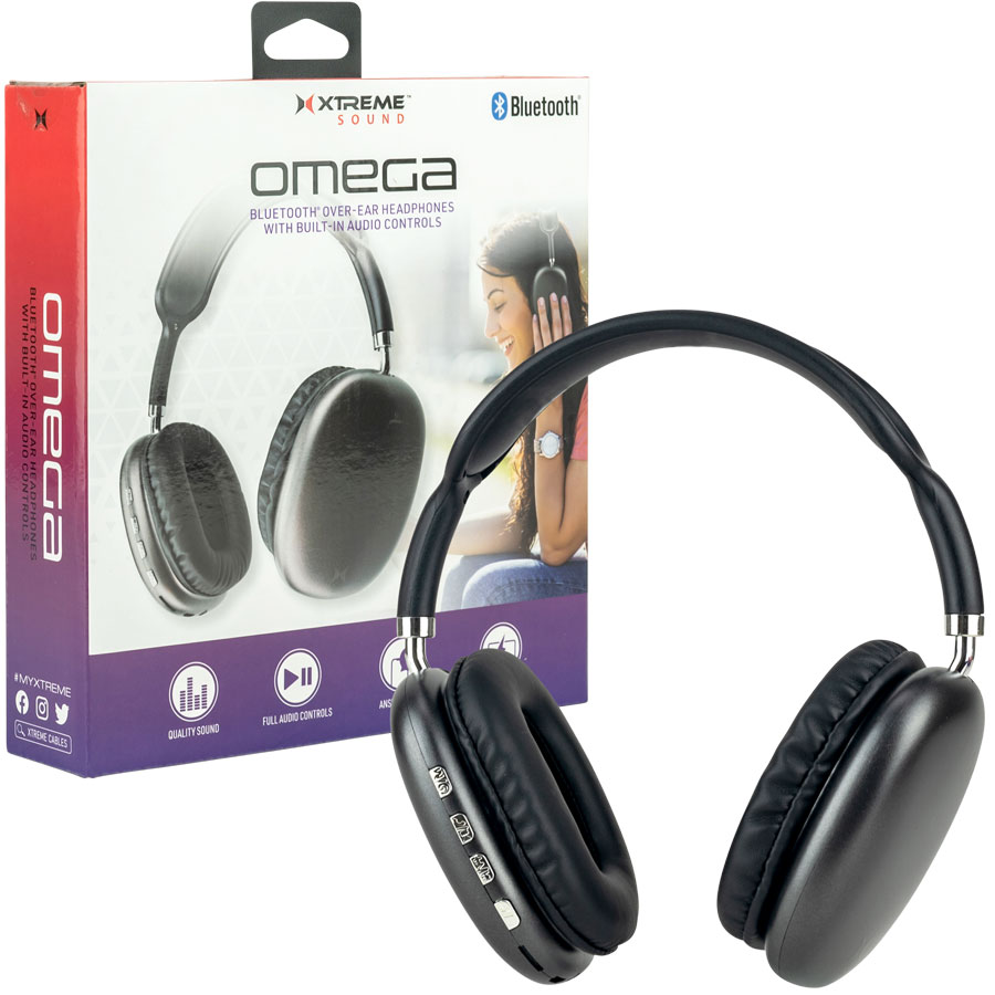 Omega Bluetooth Over Ear Headphones | A&A Global Industries