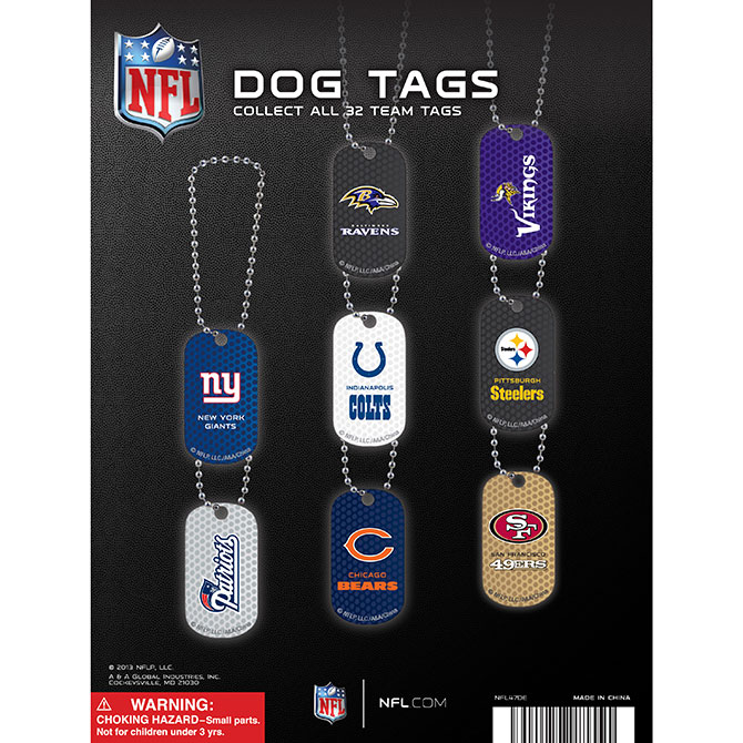 NFL Dog Tags | A&A Global Industries