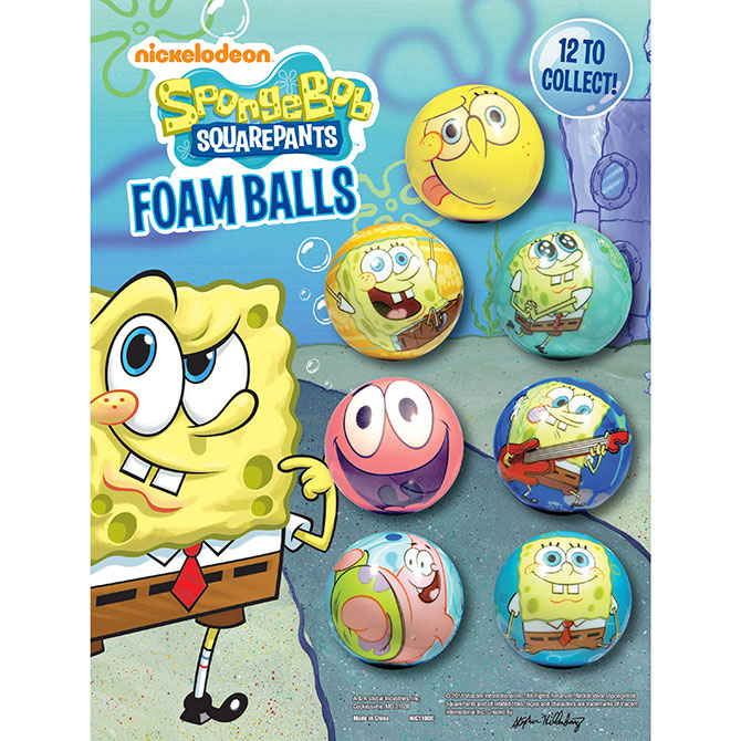 SpongeBob Foam Ball Tomy Display | A&A Global Industries