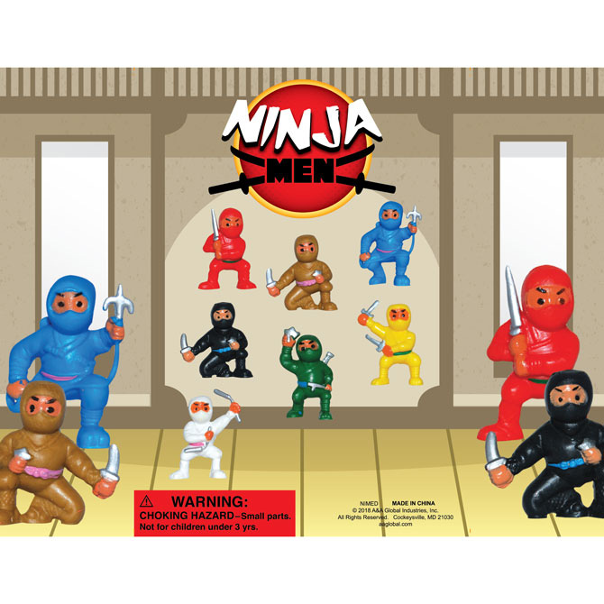 Ninja Fighters Display Card | A&A Global Industries