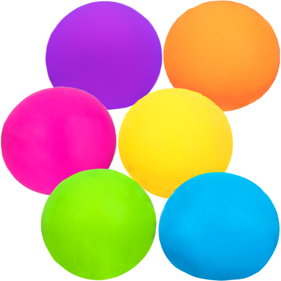 Neon Squeeze Smooshy Ball 2.15in| A&A Global Industries