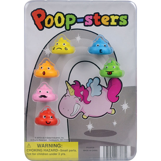 Poop-sters Figurines Bulk Bags | A&A Global Industries