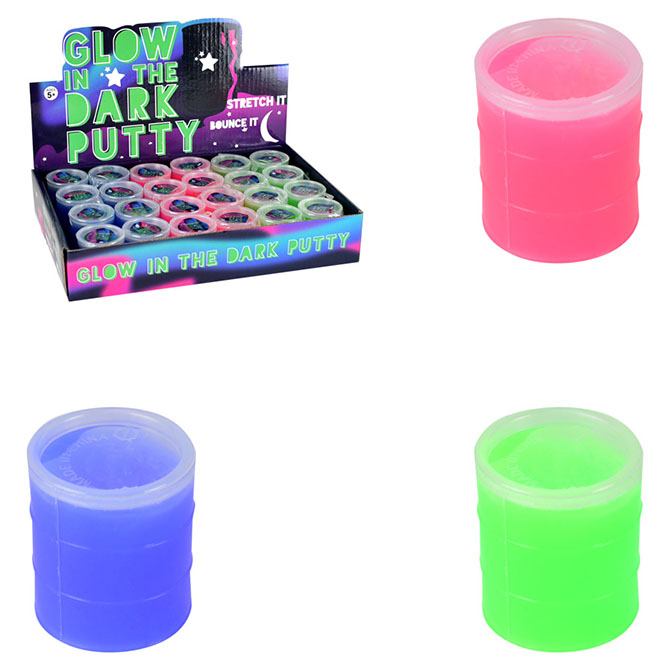 Small Glow-in-the-Dark Slime (24pcs) | A&A Global Industries
