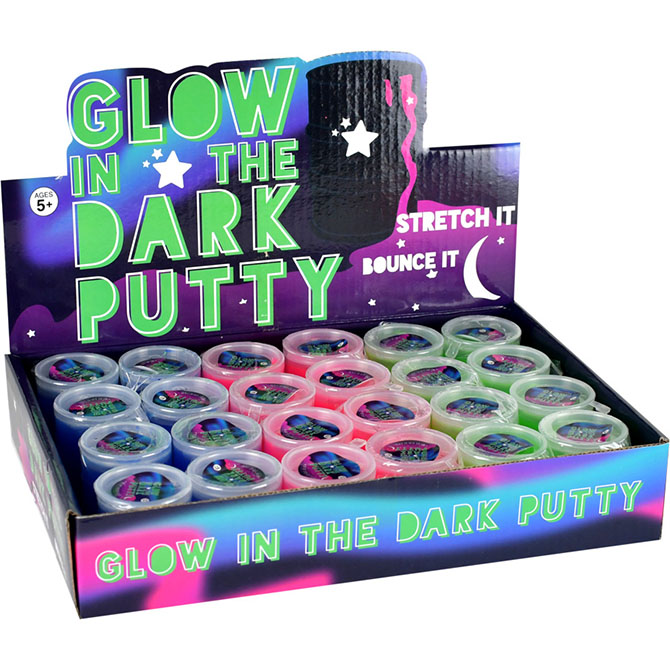 Small Glow-in-the-Dark Slime (24pcs) | A&A Global Industries