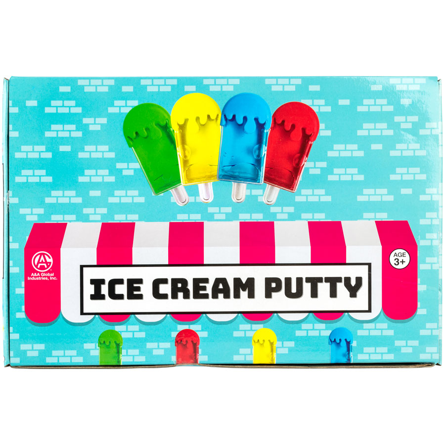 Ice Cream Putty 2.75in Asst| A&A Global Industries