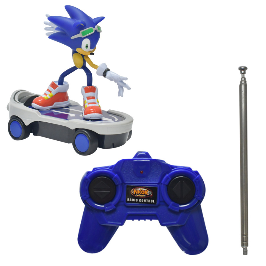 Remote Control Sonic the Hedgehog Free Rider Skateboard Scale 1:28 | A ...