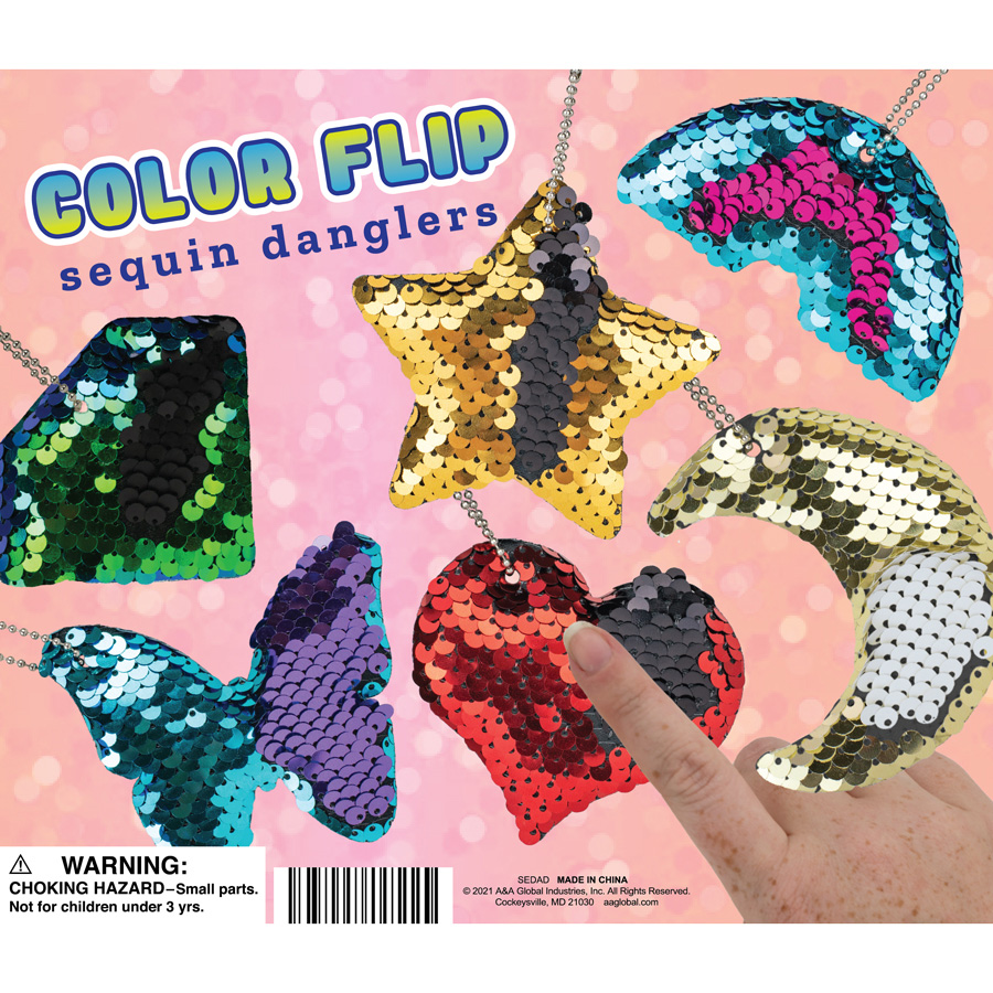 Sequin Danglers Display Card | A&A Global Industries
