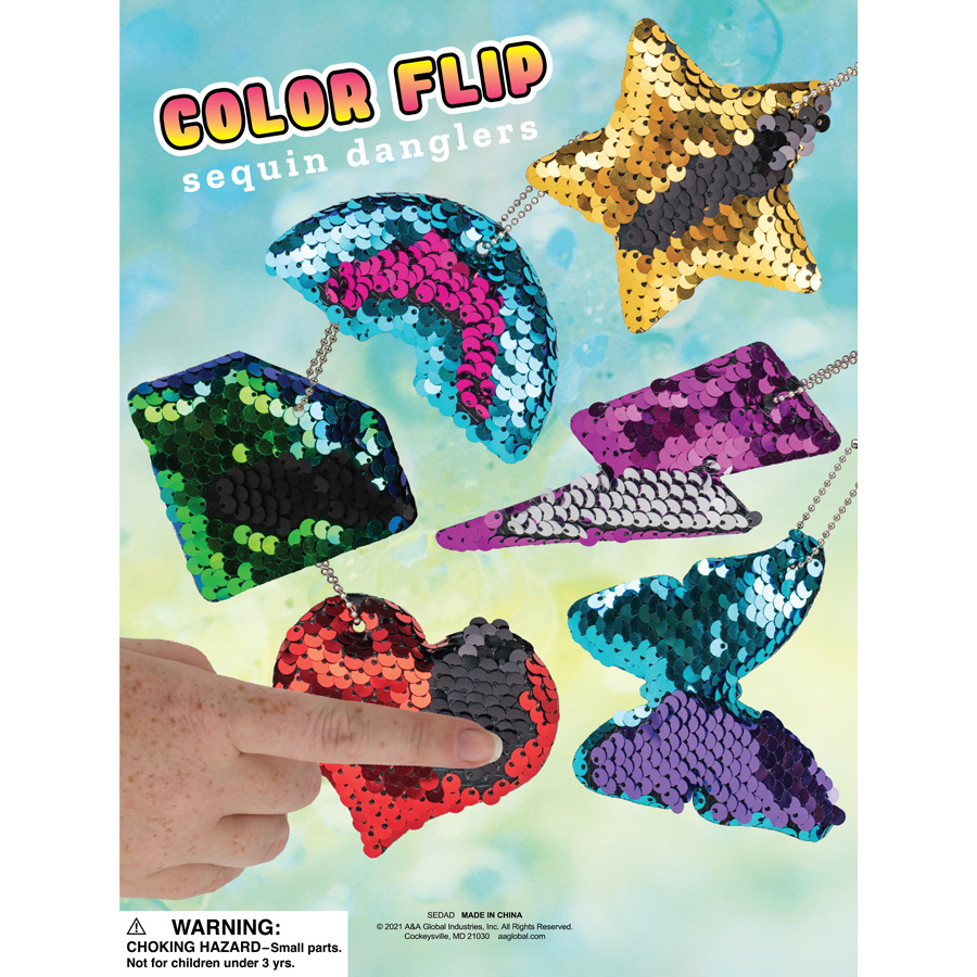 Sequin Danglers Display Card | A&A Global Industries