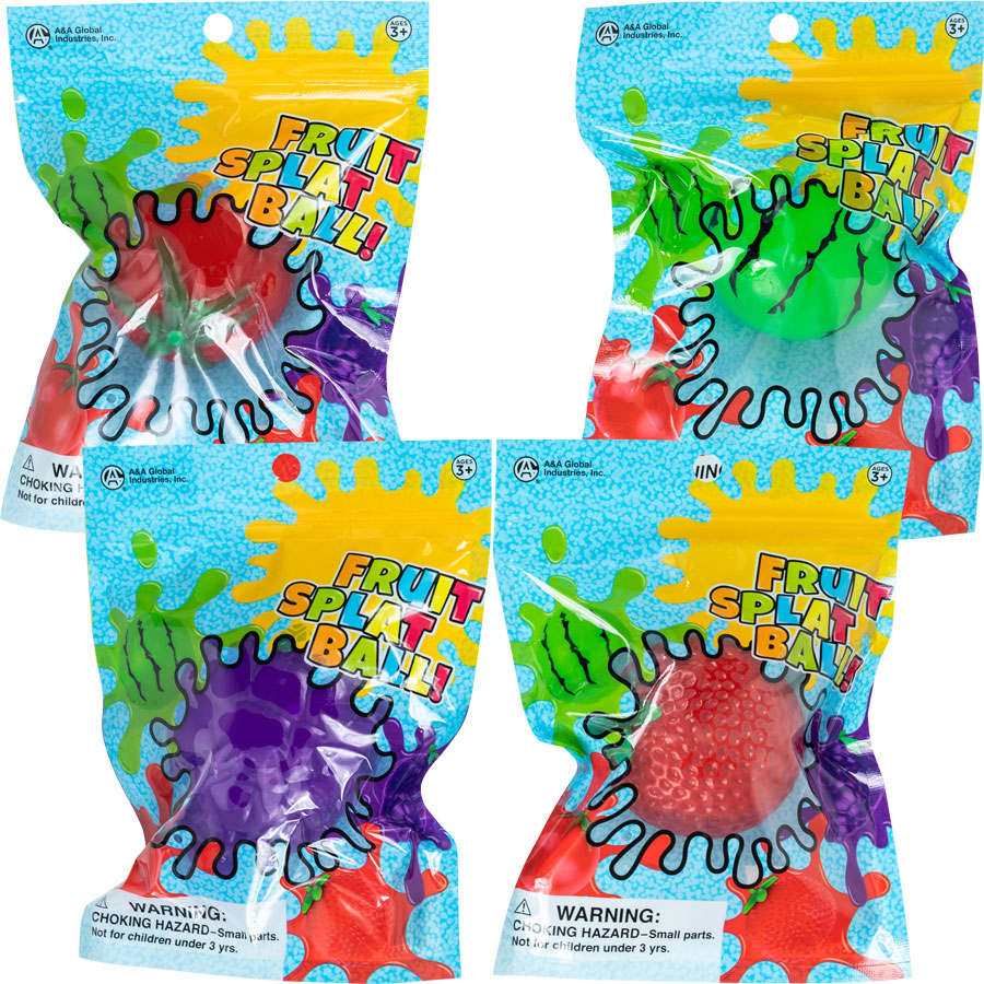 Fruit Splat Ball 25in Asst 12 pcs | A&A Global Industries