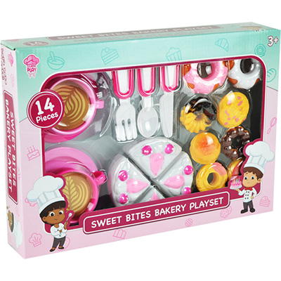 Sweet Bites Bakery 14pc Playset | A&A Global Industries