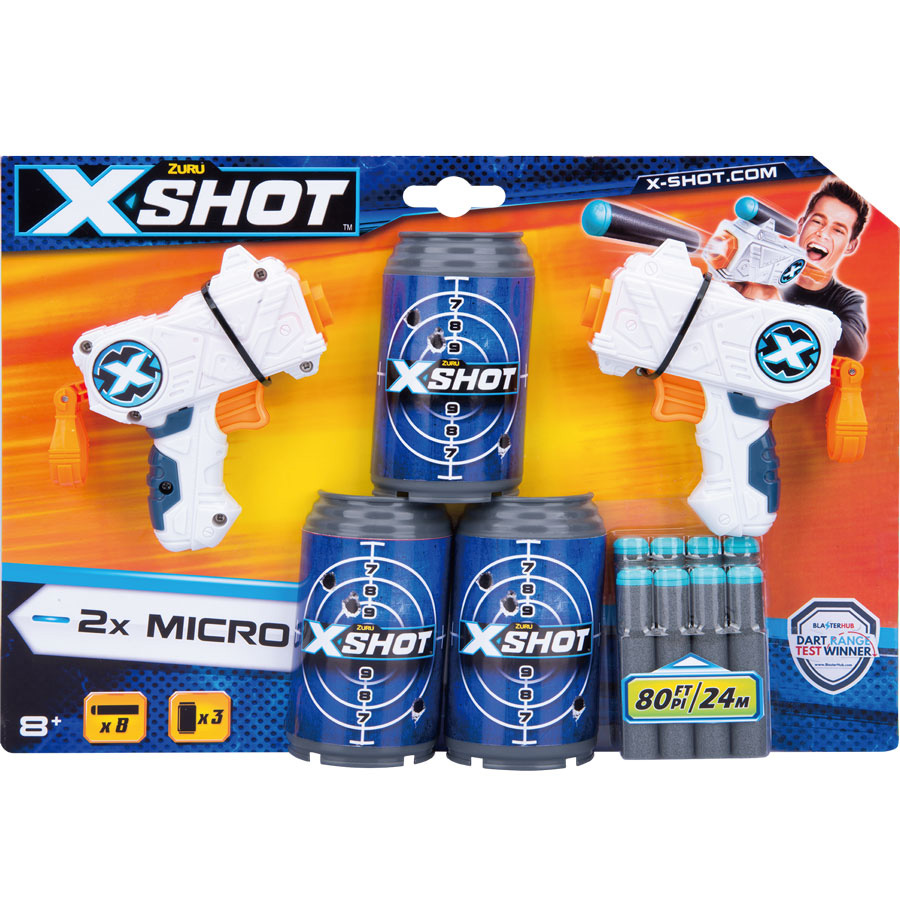 Zuru X-Shot Double Micro 2pk (12pcs) | A&A Global Industries