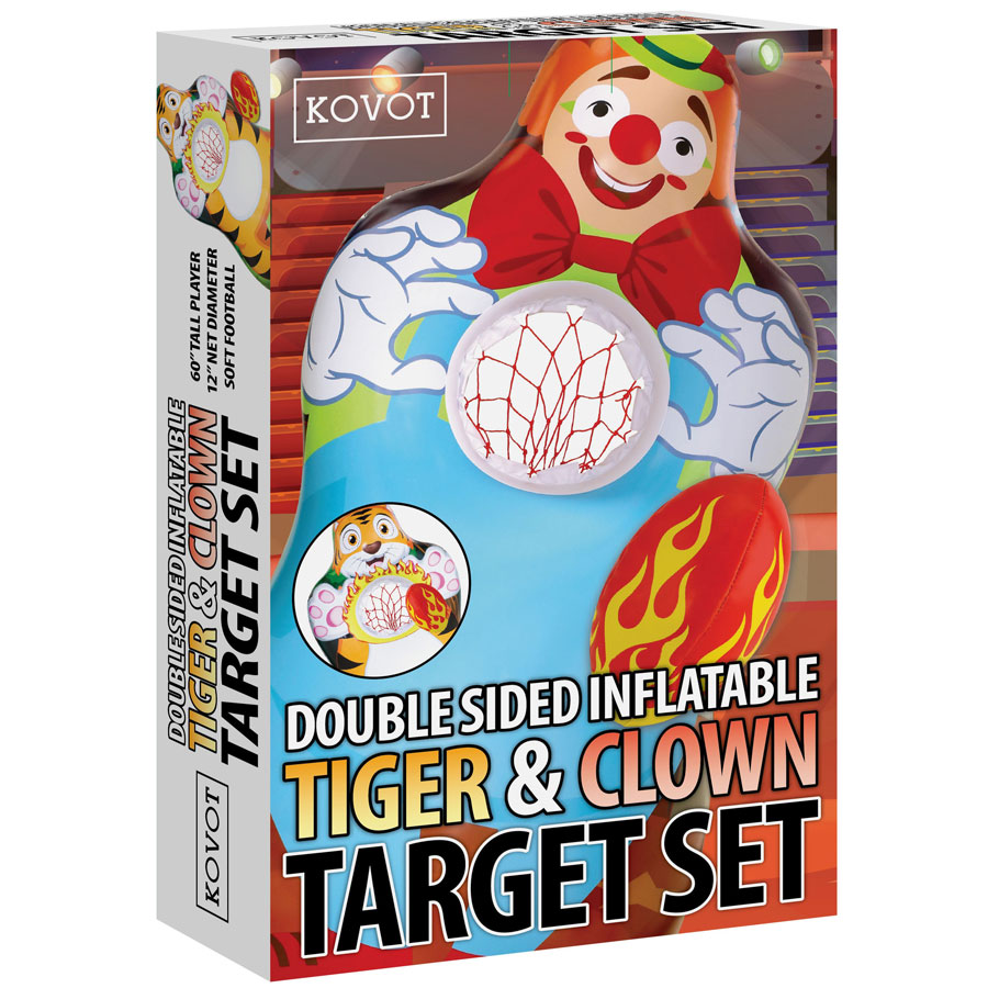Double Sided Tiger & Clown Target| A&A Global Industries