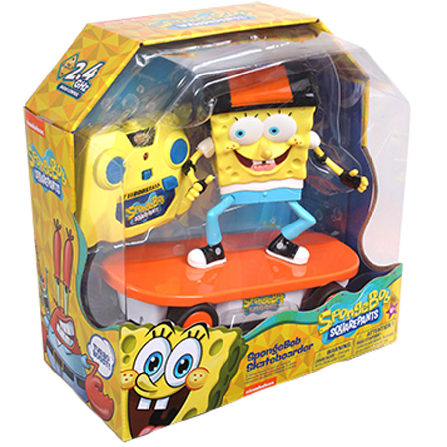 SpongeBob RC 1:28 Turbo Booster Skateboard 2.4ghz